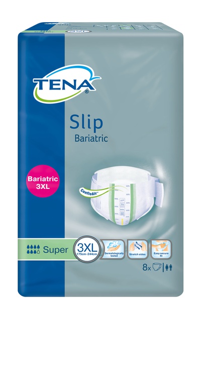Einlage mit Klebelasche TENA Slip Super Bariatric grün