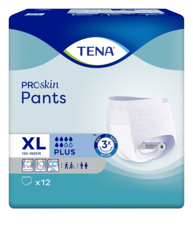 Einweghose TENA Pants Plus blau