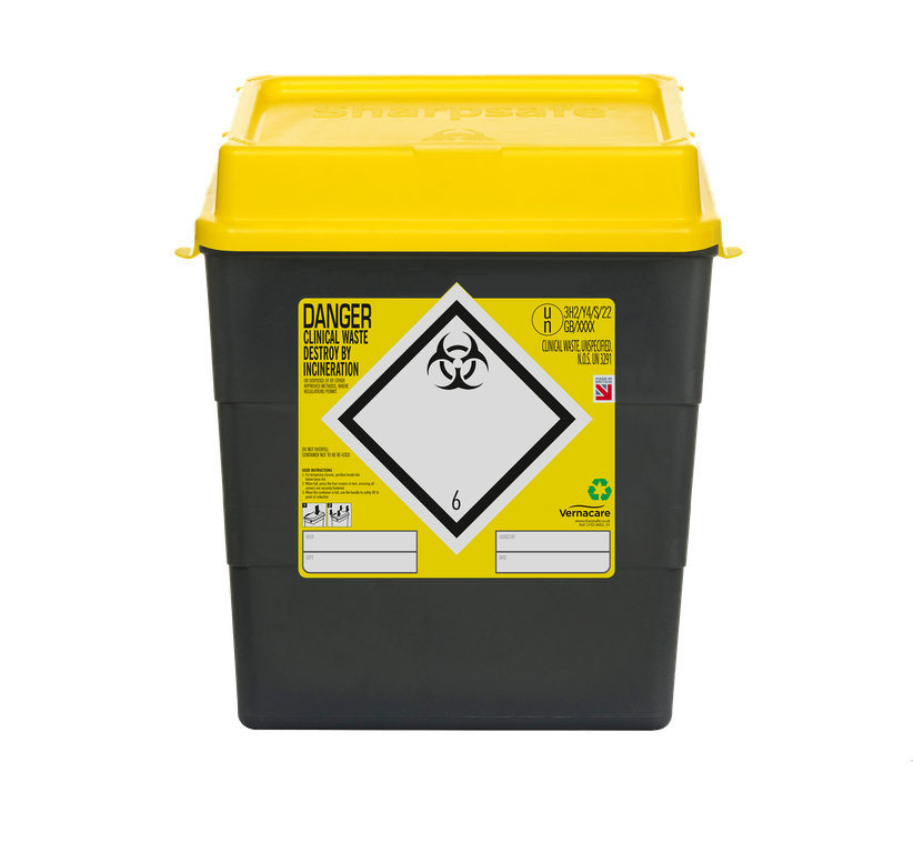 Entsorgungsbox Sharpsafe Clinisafe RECYCLED 11L