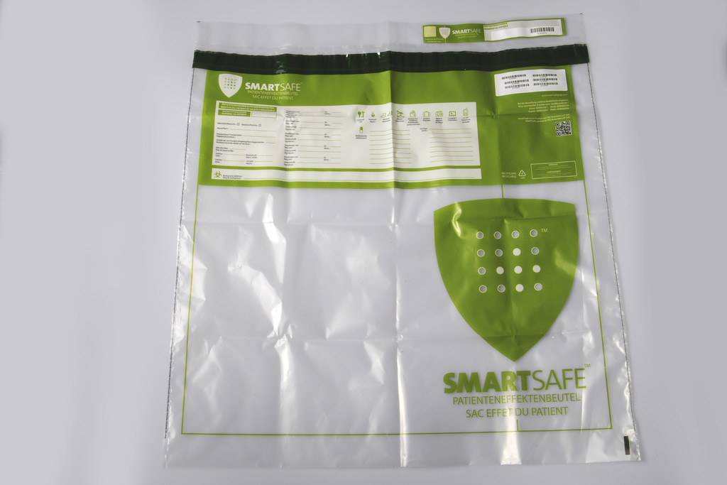 Patienteneffektenbeutel SmartSafe 2-sprachig DEU/FRA