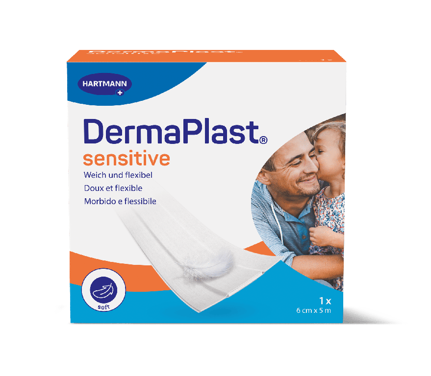 Pflasterrolle DermaPlast Sensitive weiss (n)