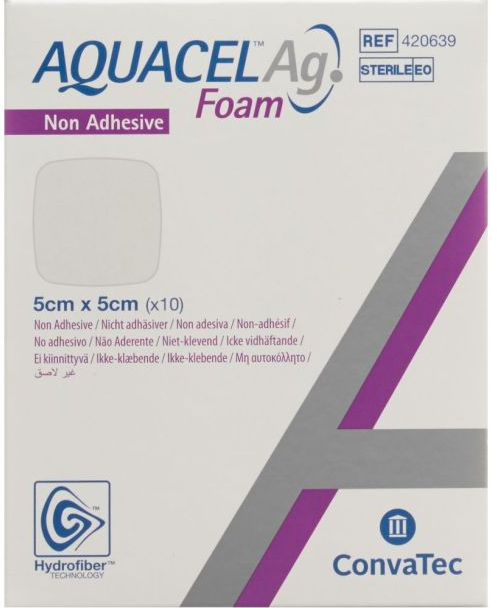 Schaumverband Hydrofiber Aquacel Ag Foam