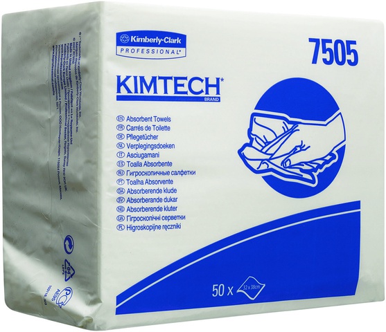 Wischtuch KIMTECH gefaltet 1-lagig weiss